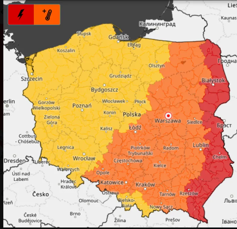 Alarmy najwyższego stopnia. IMGW ostrzega przed potrójnym zagrożeniem ...